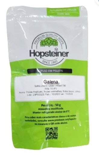 LUPULO GALENA HOPSTEINER PELLET T-90 - Beaga Brew Shop - Insumos ...