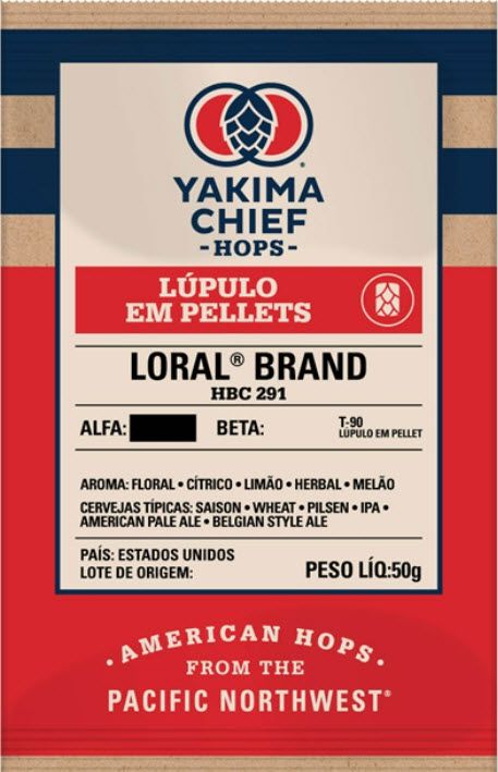 LUPULO LORAL ® BRAND HBC 291 YCH EM PELLET T-90 - Beaga Brew Shop ...