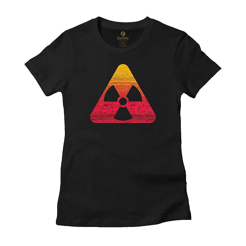 Camiseta Feminina Cool Tees Geek Simbolo Radioativo - COOL TEES Loja de ...