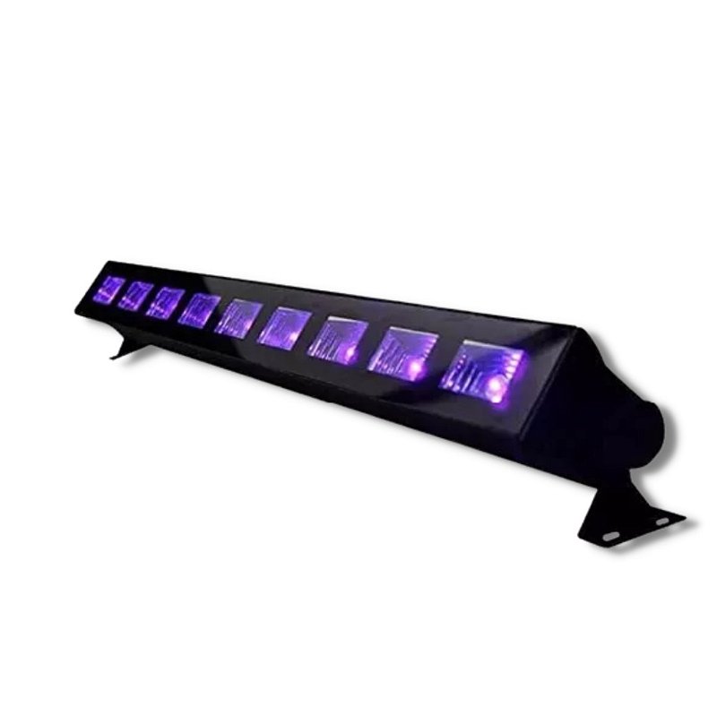 BARRA DE LUZ NEGRA 12 LEDS 30W - ESPAÇO LED