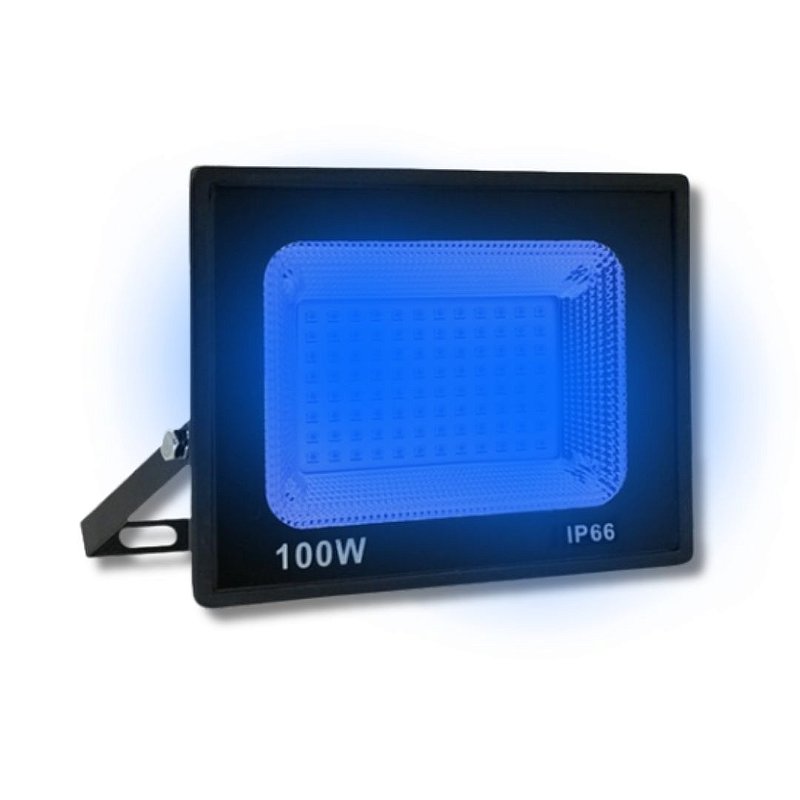 Refletor 100w Azul - ESPAÇO LED