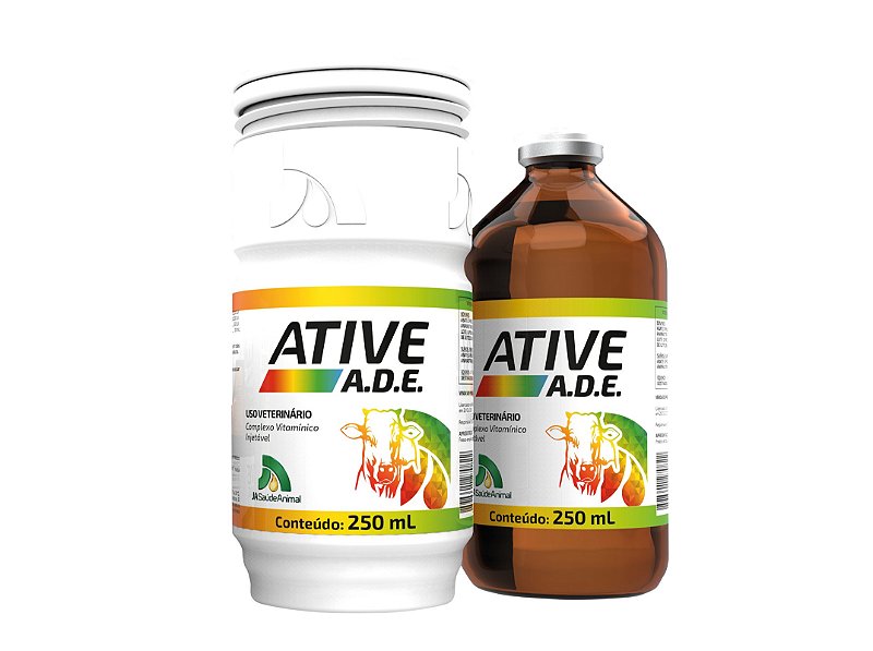 Ative A.D.E 250 mL - JA Saúde Animal - Loja Online