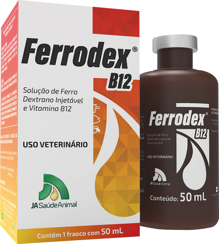 Ferrodex B12 - JA Saúde Animal - Loja Online