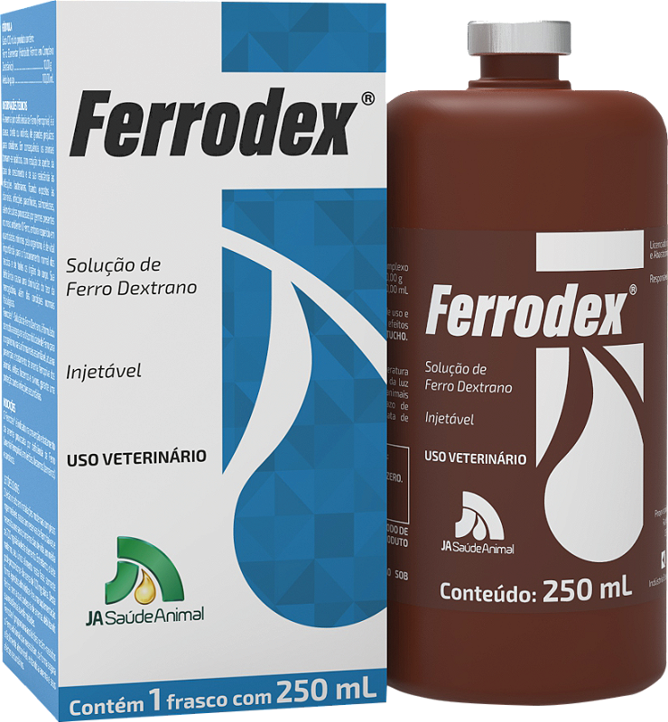 Ferrodex 250 mL - JA Saúde Animal - Loja Online