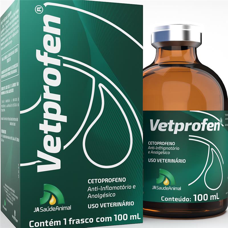 Vetprofen - 100 mL - JA Saúde Animal - Loja Online
