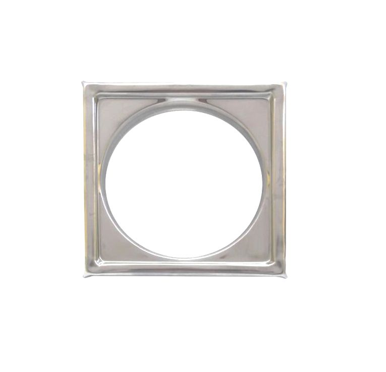 Clarinox Caixilho Inox Quadrado De 100 mm - Hidráulica em Geral