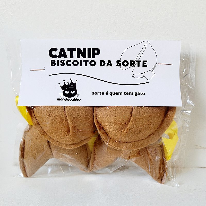 Biscoitos da Sorte com Catnip - Produtos para Gatos Felizes