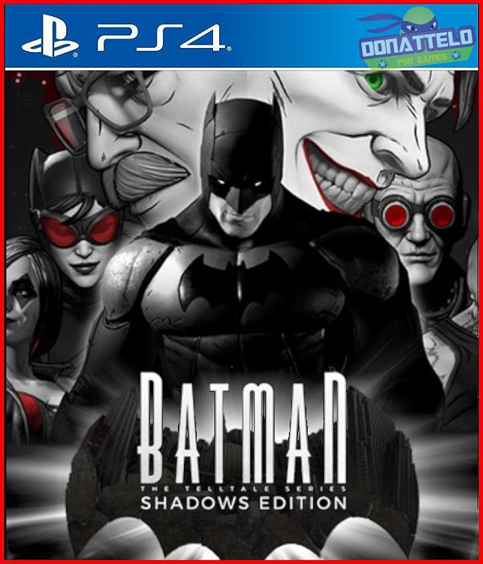 Batman Telltale Series PS4 - Donattelo Games - Gift Card PSN, Jogo de ...