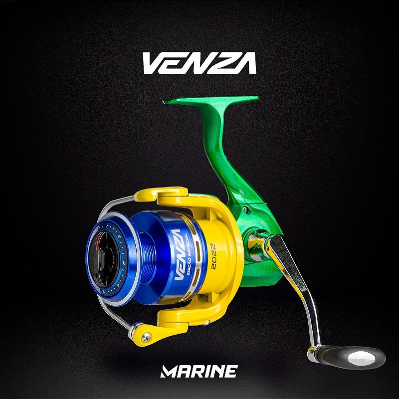 Molinete Venza 2000 Edição Limitada Copa do Mundo 2022 - ESPAÇO DA PESCA