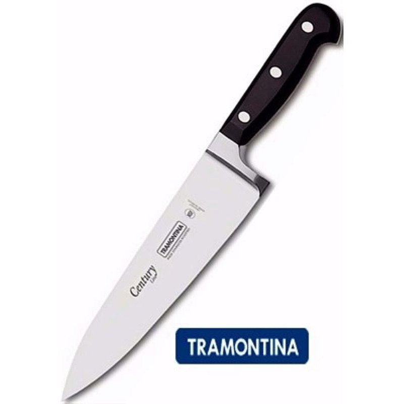 Faca Chef 6" Inox Century - Tramontina - 24011/106 - ESPAÇO DA PESCA