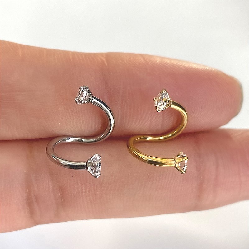 TWISTER AÇO ZIRCÔNIAS - I Love Piercing - Loja Online de Piercings e ...