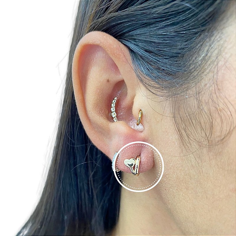 ARGOLINHAS CORAÇÃO SPIN - I Love Piercing - Loja Online de Piercings e ...