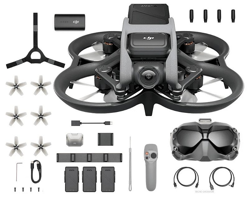 Drone DJI Avata Fly Smart Combo - Tecno Drones - A Mais Completa Loja ...