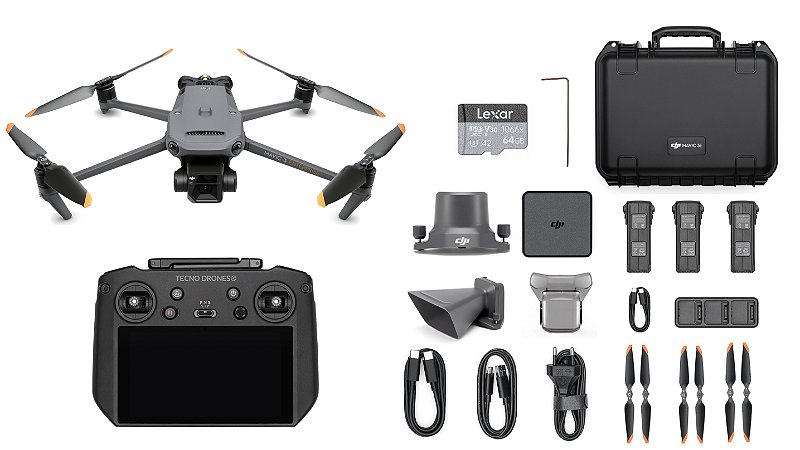 Drone Dji Mavic 3 Enterprise Combo Plus - Tecno Drones - A Mais Completa Loja de Drones do Brasil