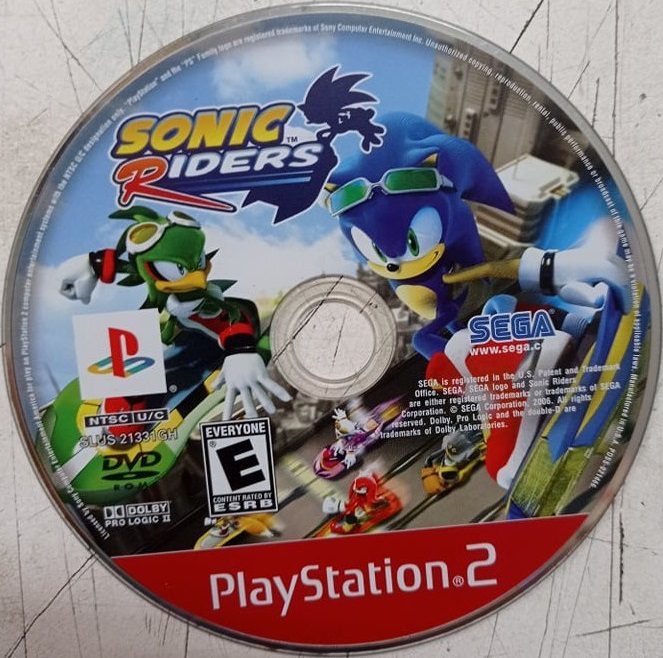 Sonic Riders Ps2 S CX Seminovo - Troco Jogo Sudoeste