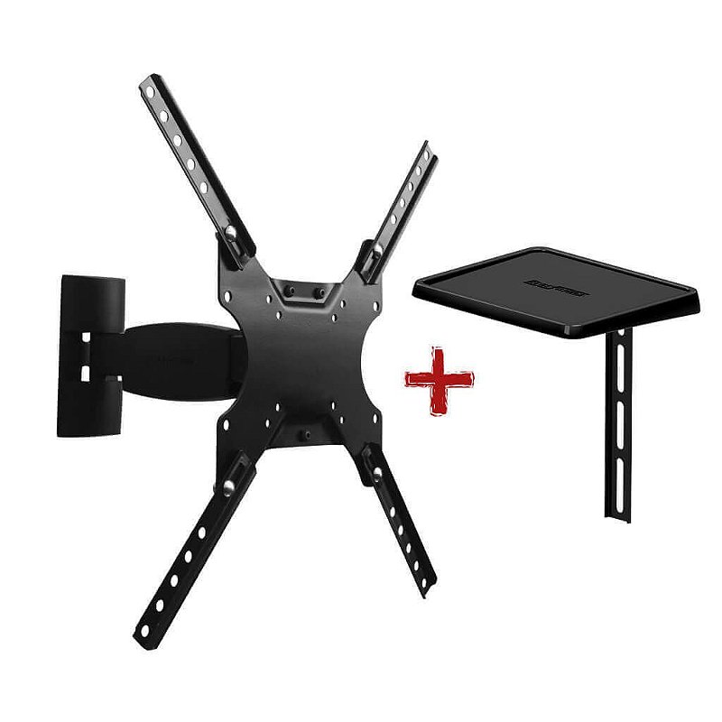 SUPORTE ARTICULADO TV 23-55 + SUPORTE DECODIFICADOR SBRP137 - Infopeças ...