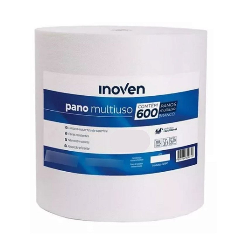 Rolo Multiuso 28x300 BRANCO - Embalagens, Limpeza e Alimentos - WHB ...