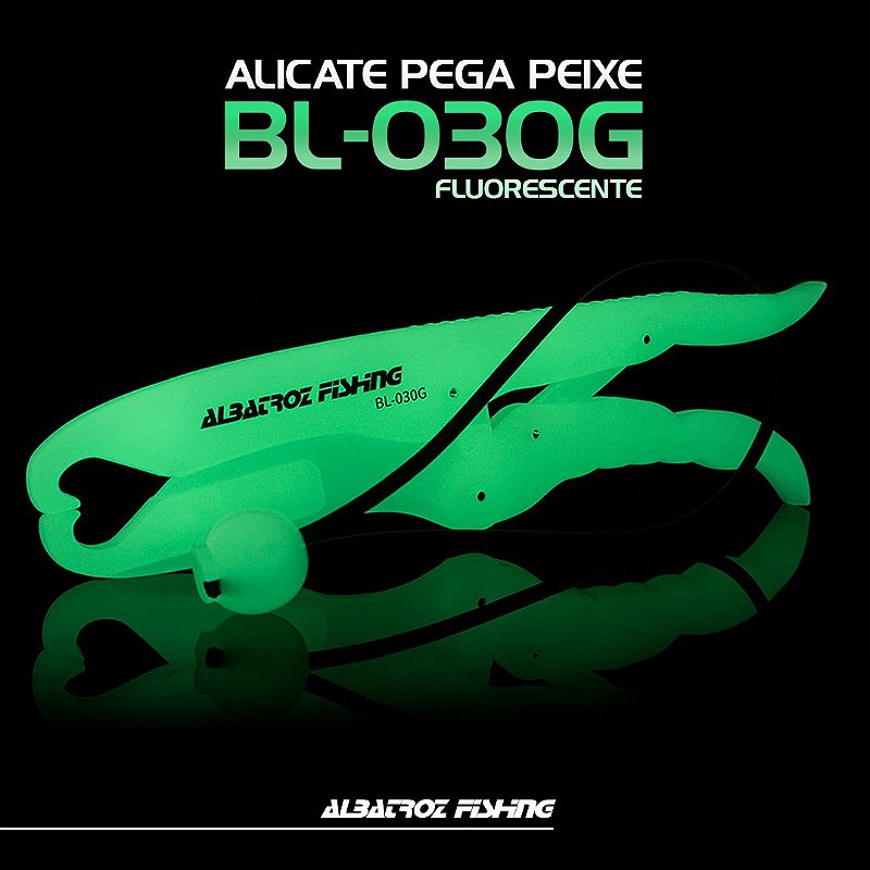 Alicate Pega Peixe Albatroz BL-030g 25cm Branco Glow - Loja de pesca on ...