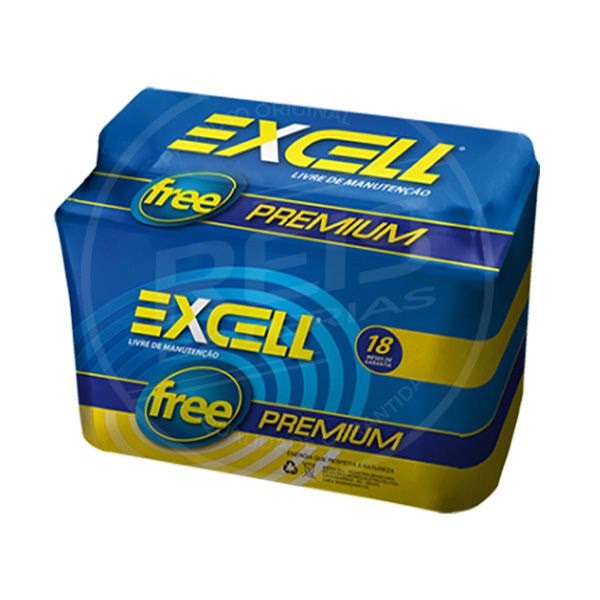 Bateria Excell 60Ah - EFP60DD - Reis Baterias - Bateria de Carro - Reis ...