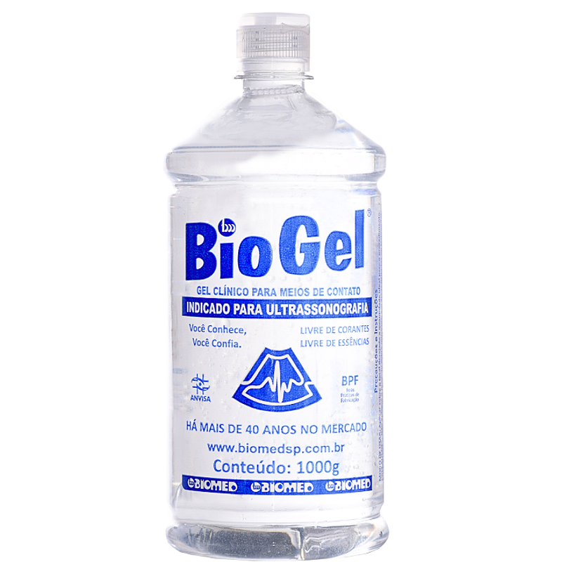 Biogel Gel Clínico Condutor de Contato Biomed 1Kg - GabMedic Produtos ...
