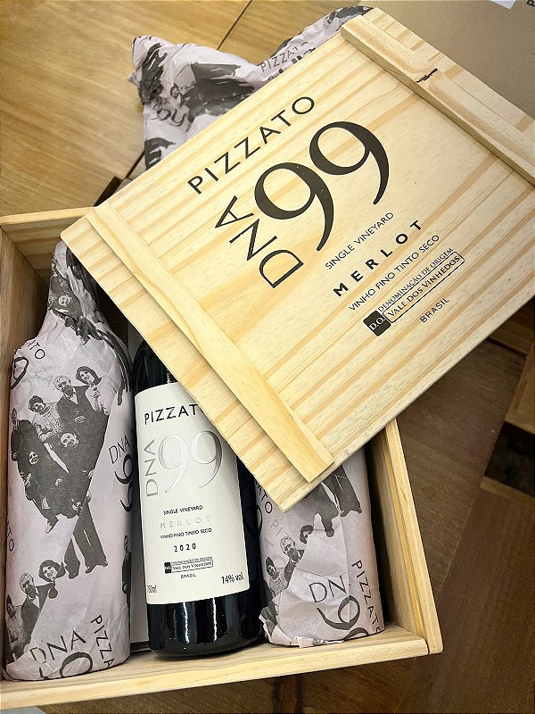 Vinho Pizzato DNA99 Single Vineyard Merlot 750 Ml - Vievino- O melhor vinho a melhor experiência