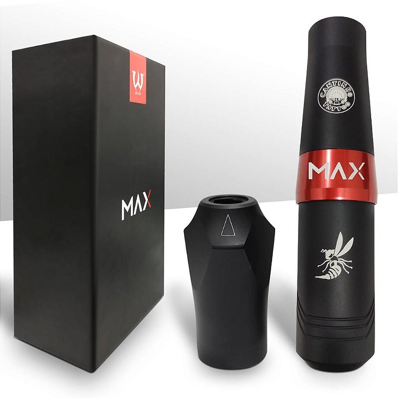 Máquina Pen Max Ava - Vermelha - Motor Maxon - Brvce Supply