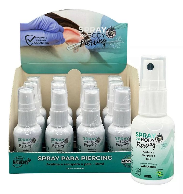 Spray Antisséptico P/ Piercing ArtPig 30ml - Caixa c/12 Unidades ...