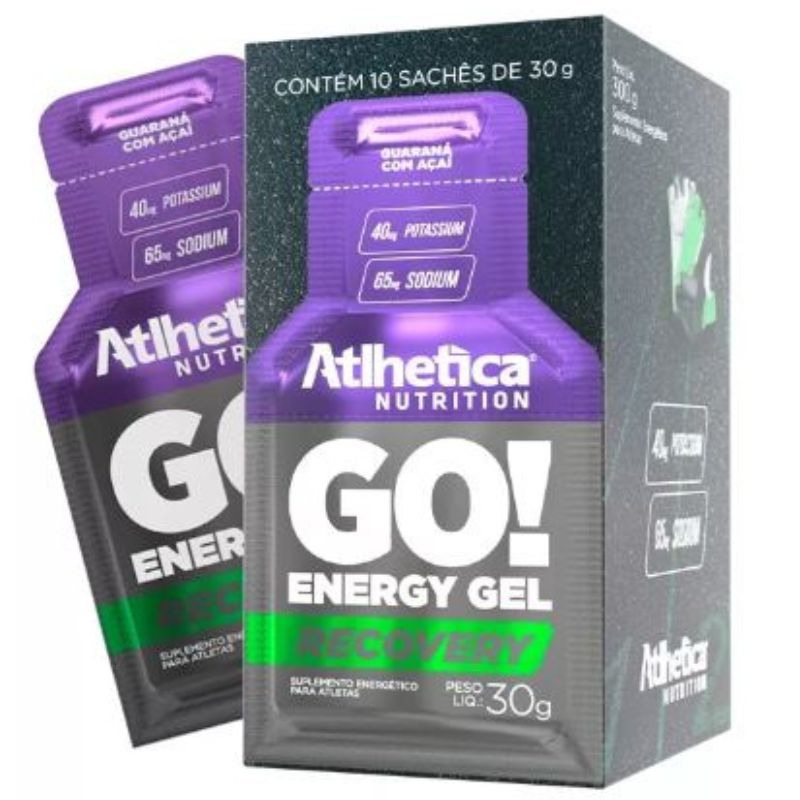 GO! Recovery & Energy Gel Atlhetica Nutrition | B2S Distribuidora - B2S ...