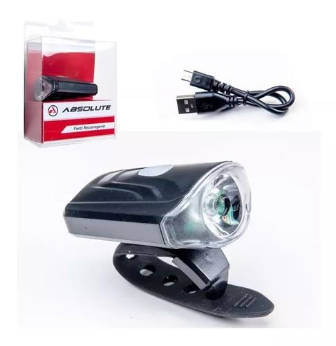 Farol ABSOLUTE JY-7043 PTO. 1 Led - Norte Bike - Elite Store