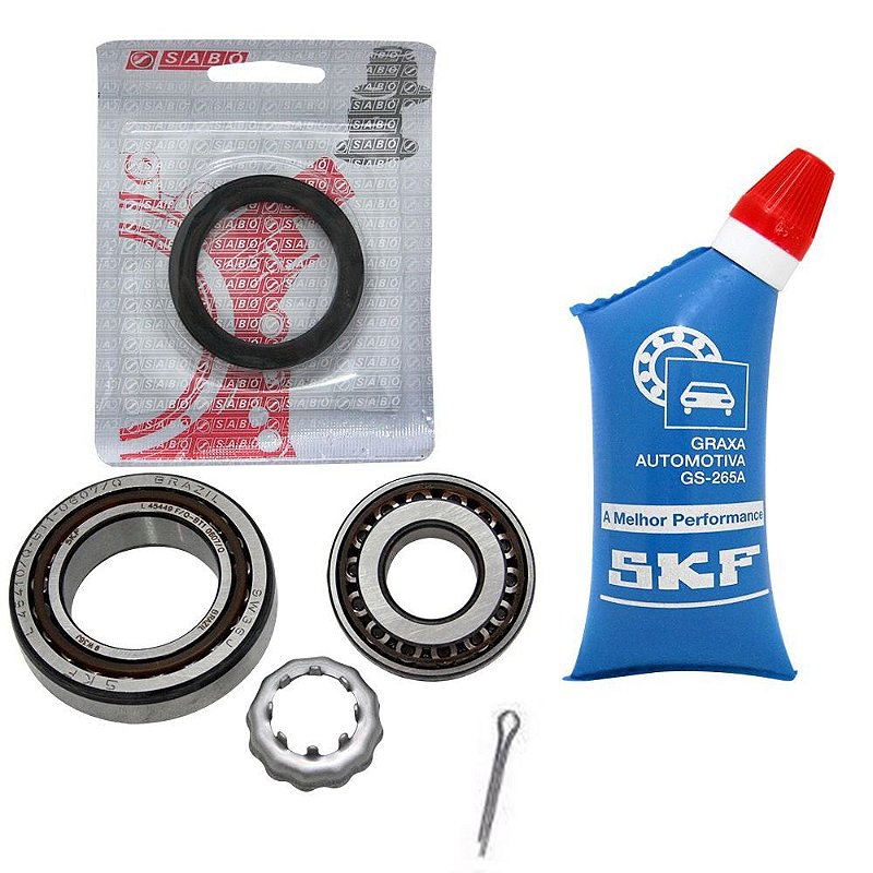 Kit Rolamento da Roda Traseira Linha VW e FORD - origina SKF VKBA4529 ...