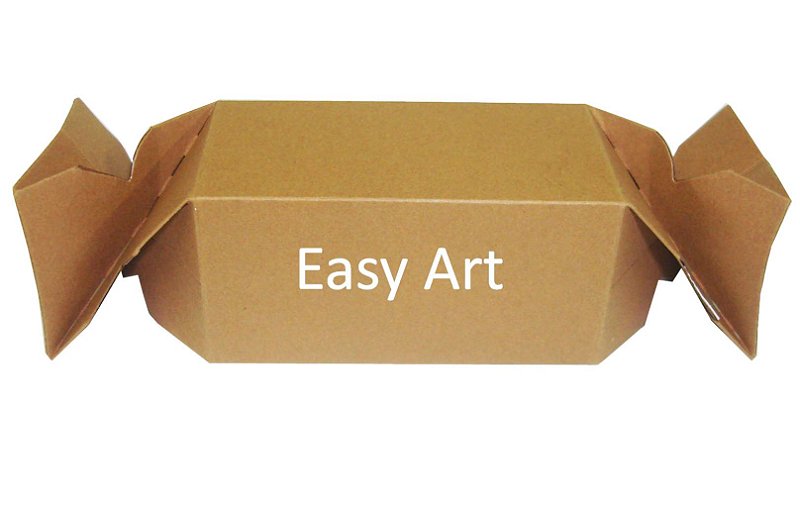 Caixinhas em Formato de Bala - 8x4x4 - Easy Art Embalagens Artesanais