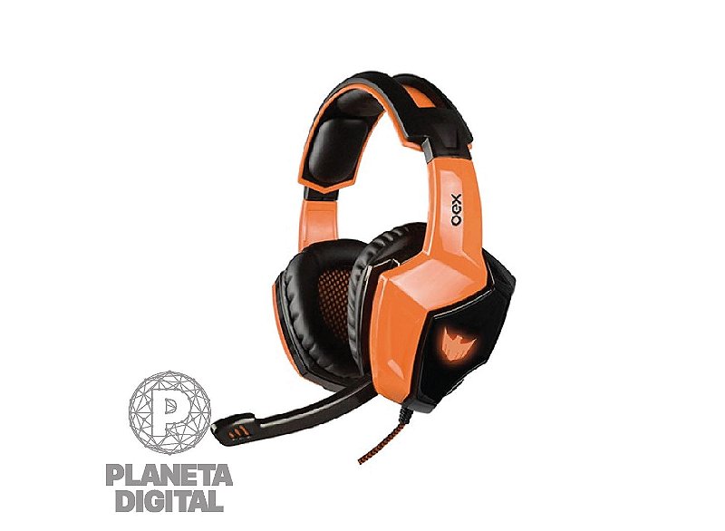 Headset Gamer Eagle 15mW USB Haste Ajustável Controle de Volume Design ...