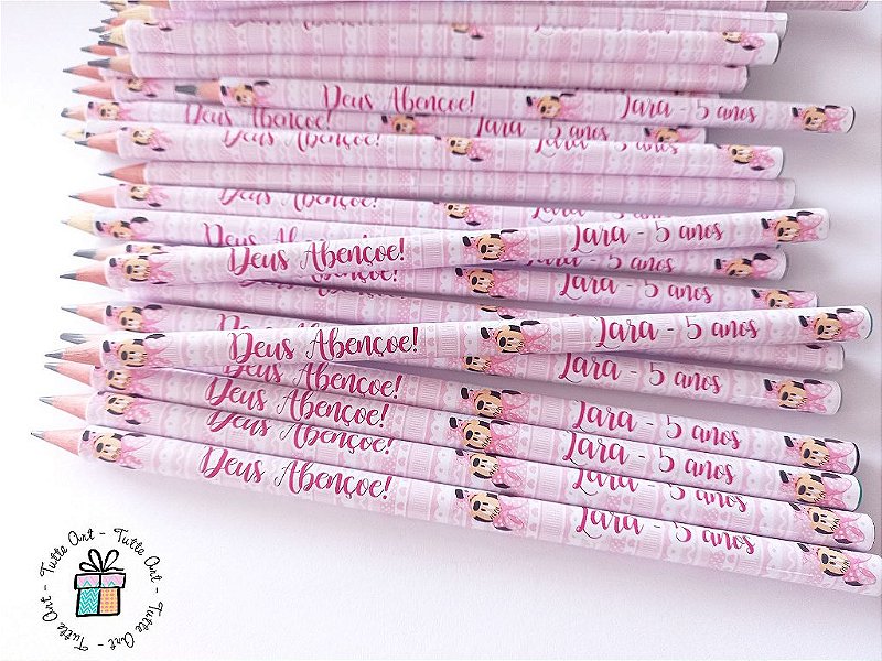 Lápis Personalizado Com Nome - RETOEDU
