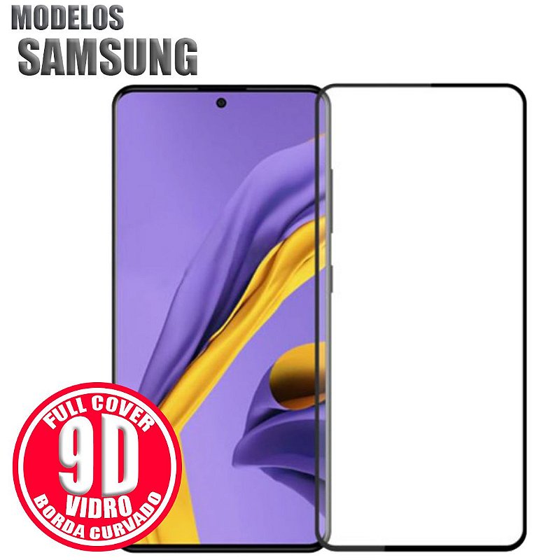 Película 9D SAMSUNG Vidro Temperado Borda Curvada Full Cover (Parte 2 ...