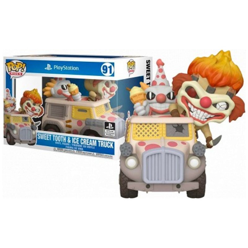 Funko Pop Twisted Metal 91 Sweet Tooth & Ice Cream Truck - Game Games ...