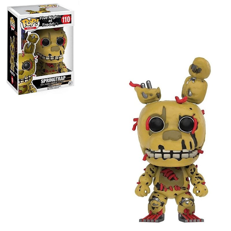 Funko Pop Five Nights At Freddy's 110 Springtrap - Game Games - A Loja ...