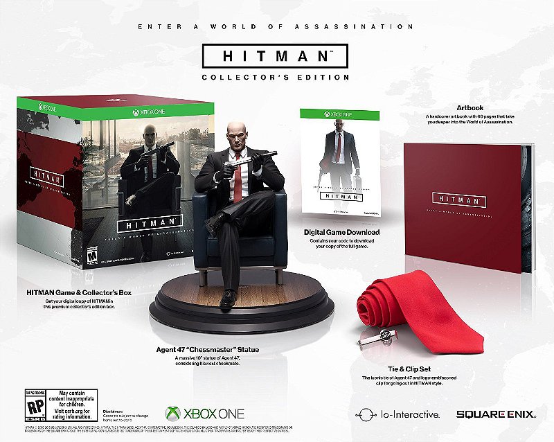 Hitman Collector's Edition Xbox One - Game Games - A Loja Mais POP do ...