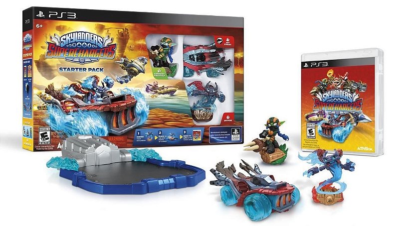 Skylanders Superchargers Starter Pack PS3 - Game Games - A Loja Mais ...