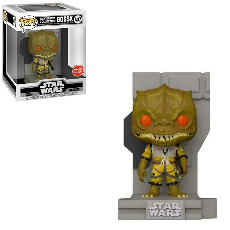 Funko Pop Star Wars 437 Bounty Hunters Bossk Exclusive - Game Games - A ...