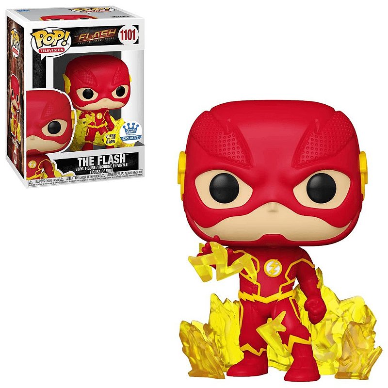 Funko Pop DC The Flash 1101 The Flash Glows Exclusive - Game Games - A ...