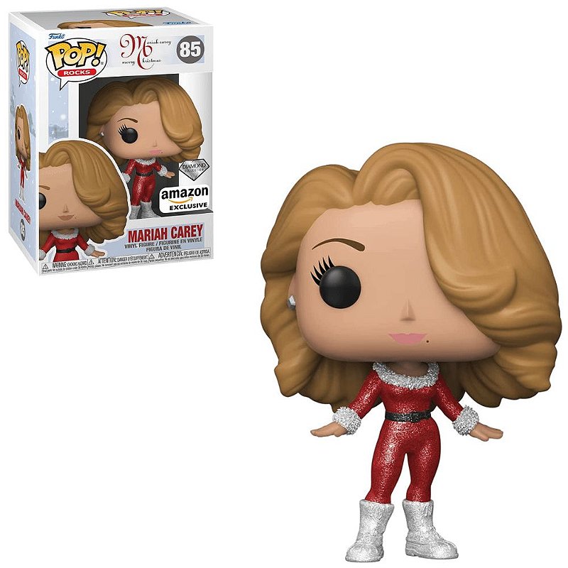 Funko Pop Rocks 85 Mariah Carey Christmas Diamond Exclusive - Game ...