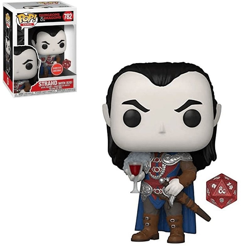 Funko Pop Dungeons & Dragons 782 Strahd c/ dado D20 - Game Games - A ...