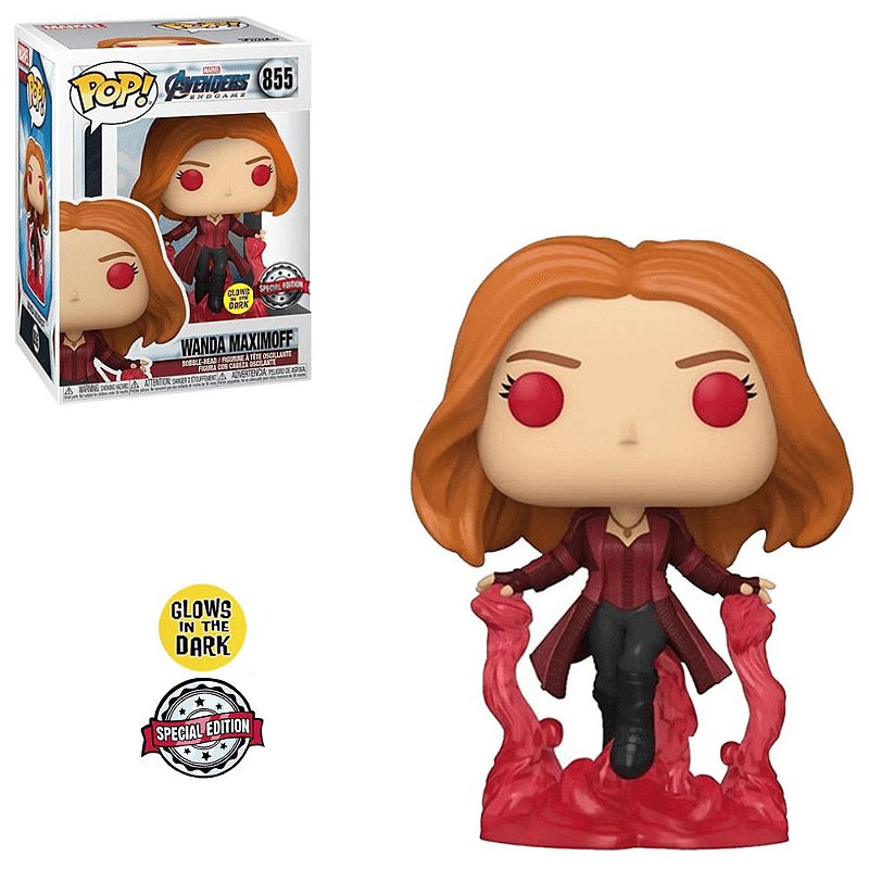 Funko Pop Marvel Avengers 855 Wanda Maximoff Glows Special - Game Games ...