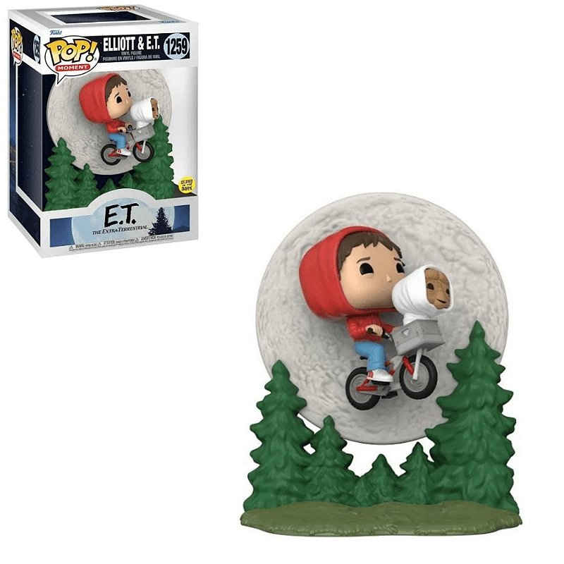 Funko Pop E.T. Extraterrestre 1259 Elliott & ET Glows - Game Games - A ...