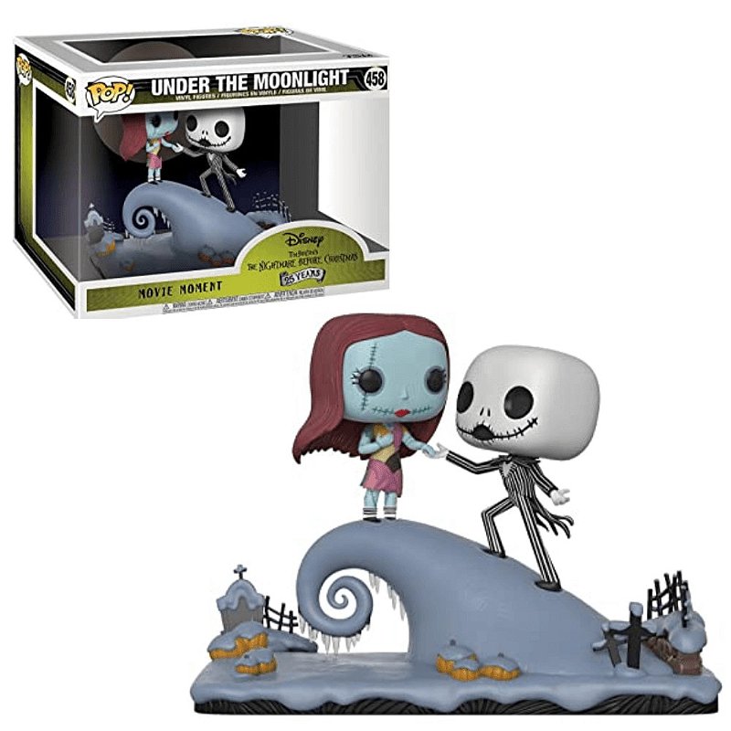 Funko Pop Movie Moment NBC 458 Jack And Sally On The Hill - Game Games ...