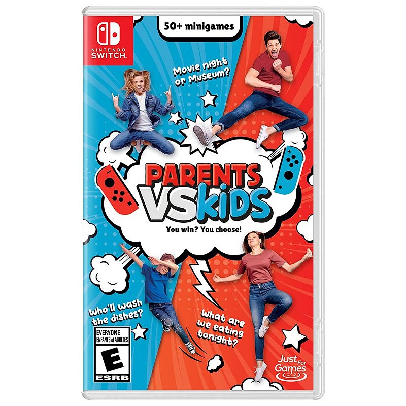 Parents Vs Kids - Switch - Game Games - A Loja Mais POP do Brasil | Vem ...