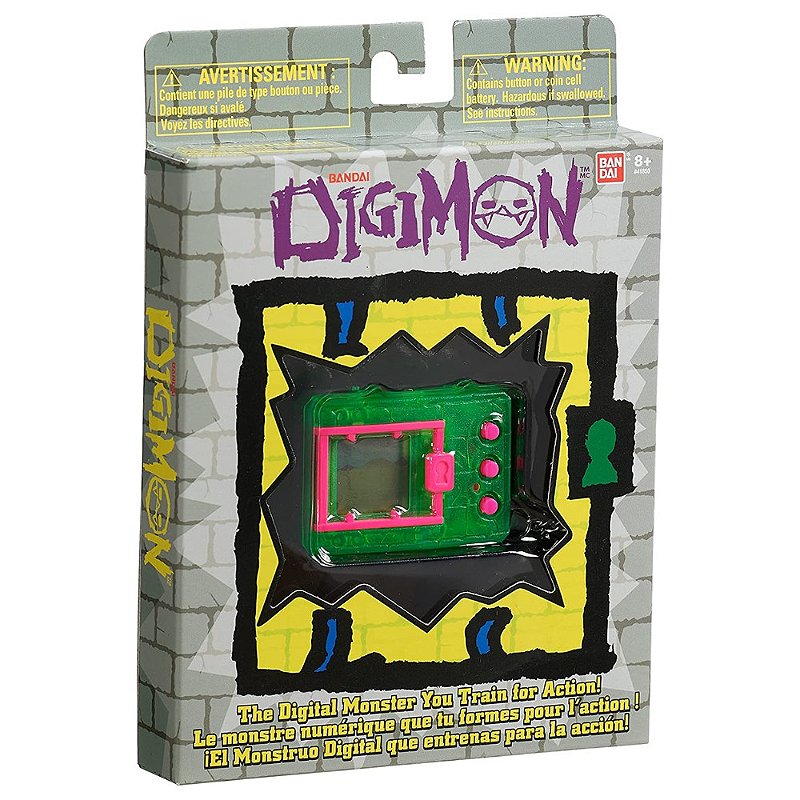 Digimon Virtual Pet Monster Translucent Neon Green - Bandai - Game ...