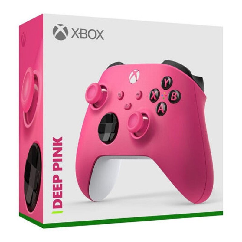 Controle Xbox Deep Pink Rosa - Xbox Series X/S, One e PC - Game Games ...