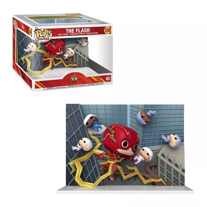 Funko Pop The Flash Movie 1349 Flash Moment - Game Games - A Loja Mais ...