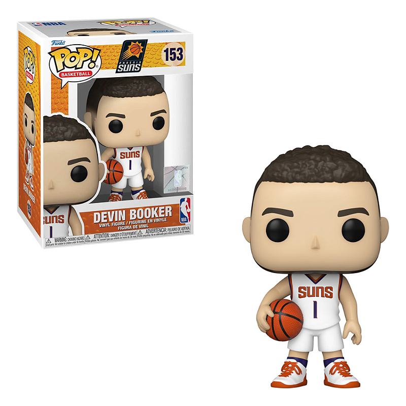 Funko Pop NBA 153 Devin Booker Phoenix Suns - Game Games - A Loja Mais ...